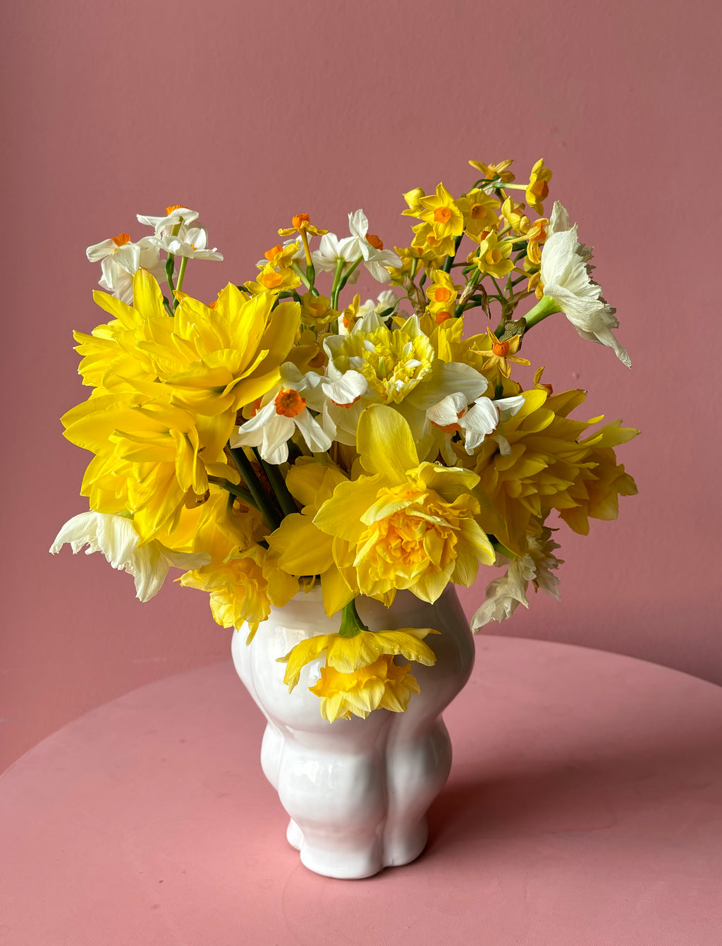 Ceramic bell pot white – MARSANO